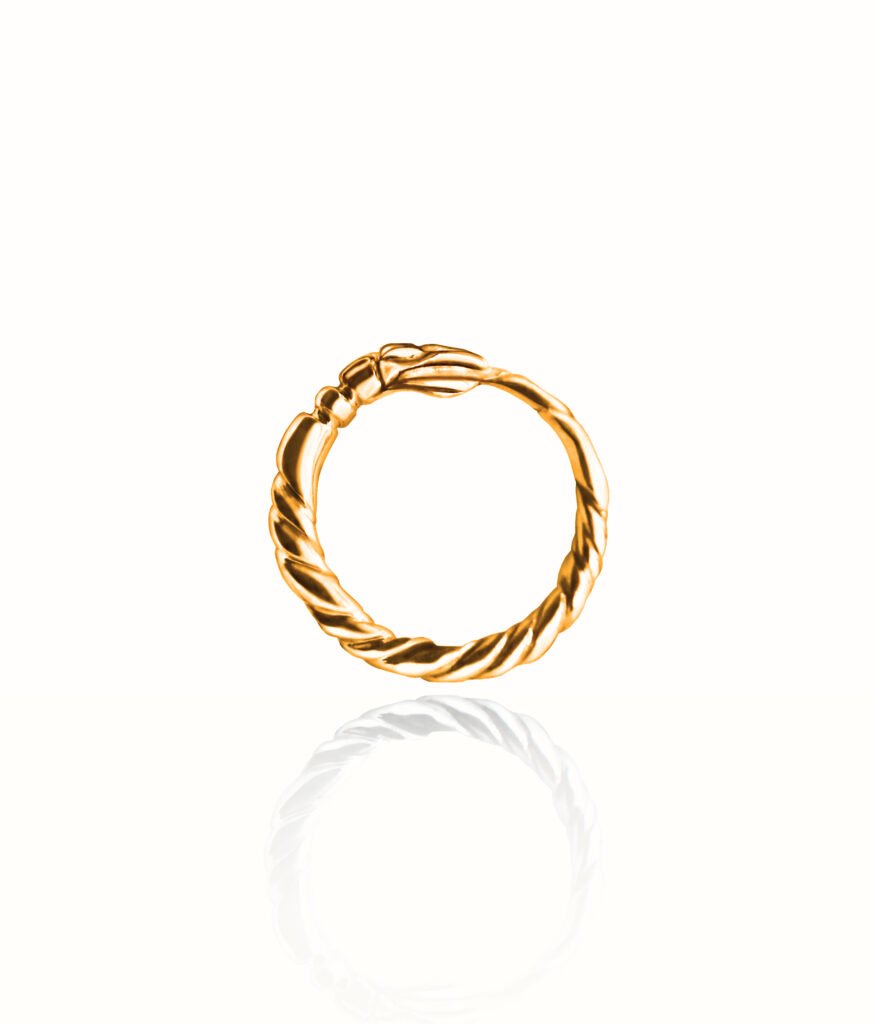 Ouroboros Gold ring • Mayari Jewelry